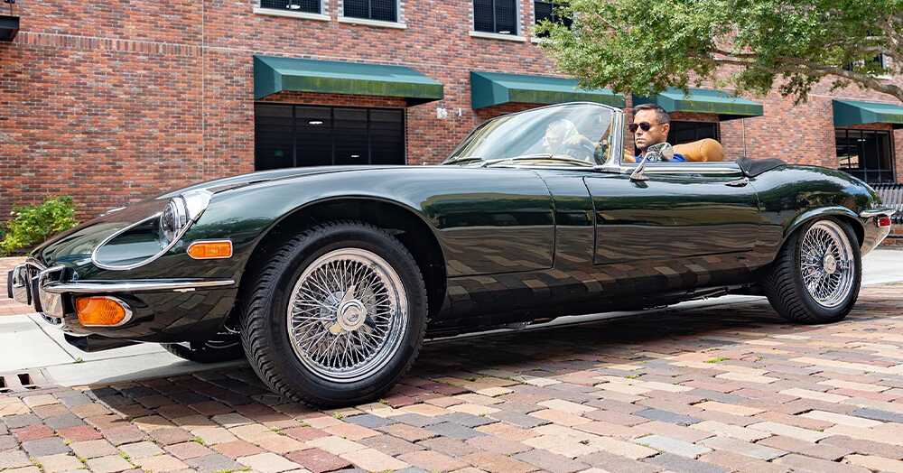 convertible e type jaguar